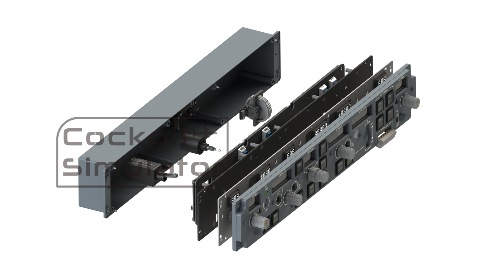 CS 737X MCP - Cockpit Simulator