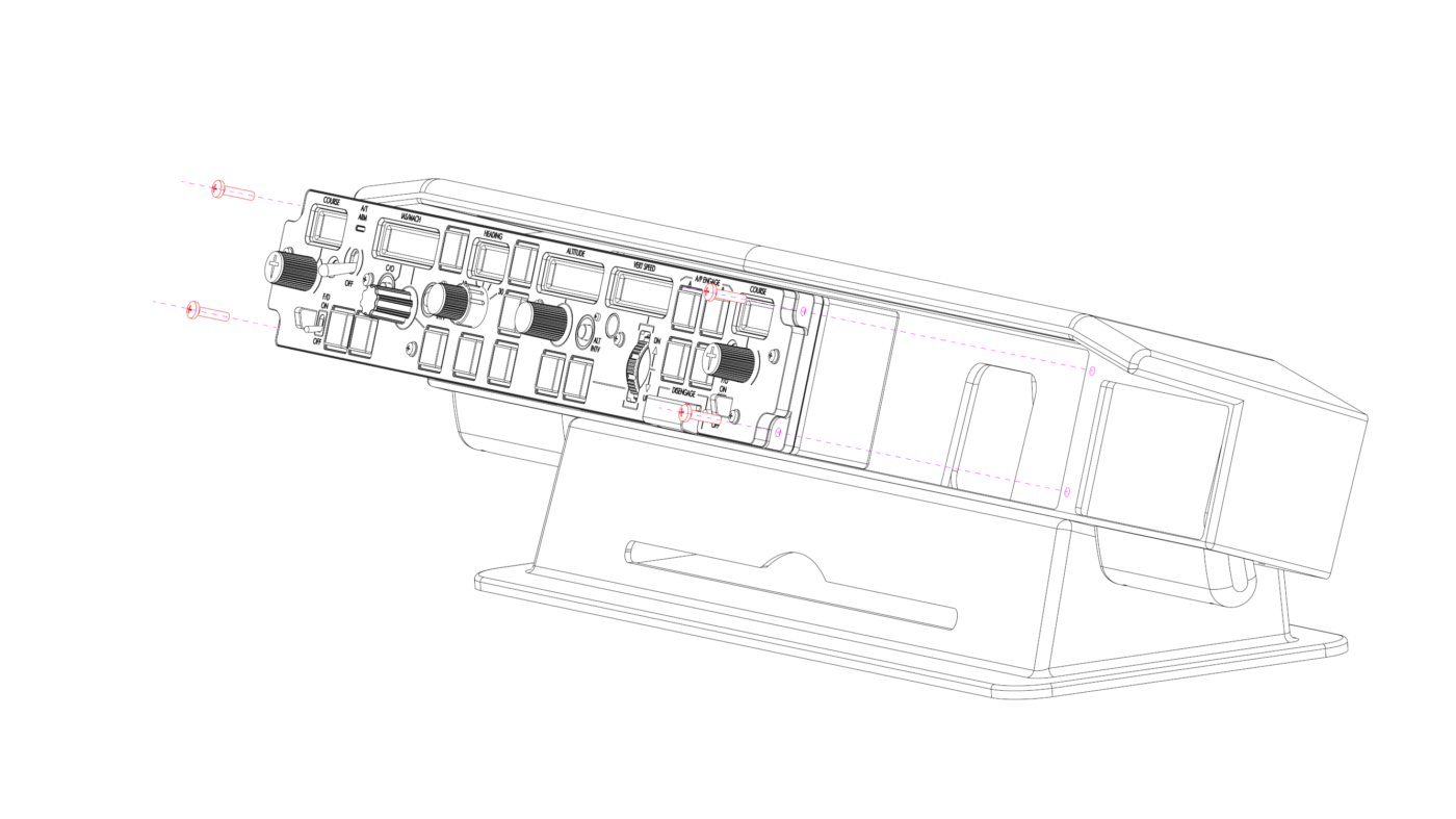 Installation guide: CS 737X MCP&EFIS Desktop Stand - Cockpit Simulator