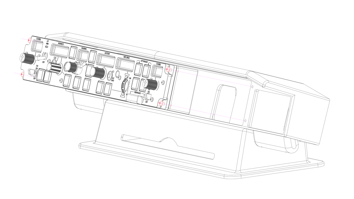 Installation guide: CS 737X MCP&EFIS Desktop Stand - Cockpit Simulator