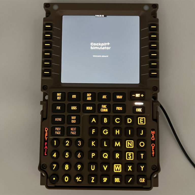 CS 747X CDU (v2) - Cockpit Simulator