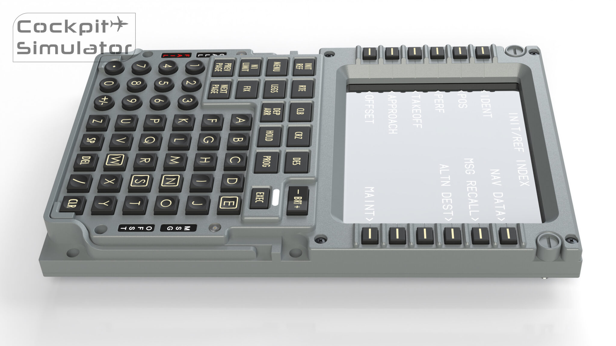 CS 737X CDU - Cockpit Simulator