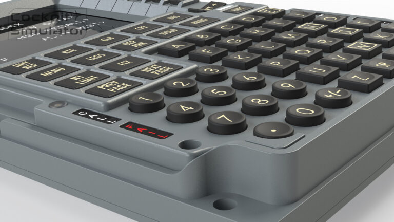 CS 737X CDU - Cockpit Simulator