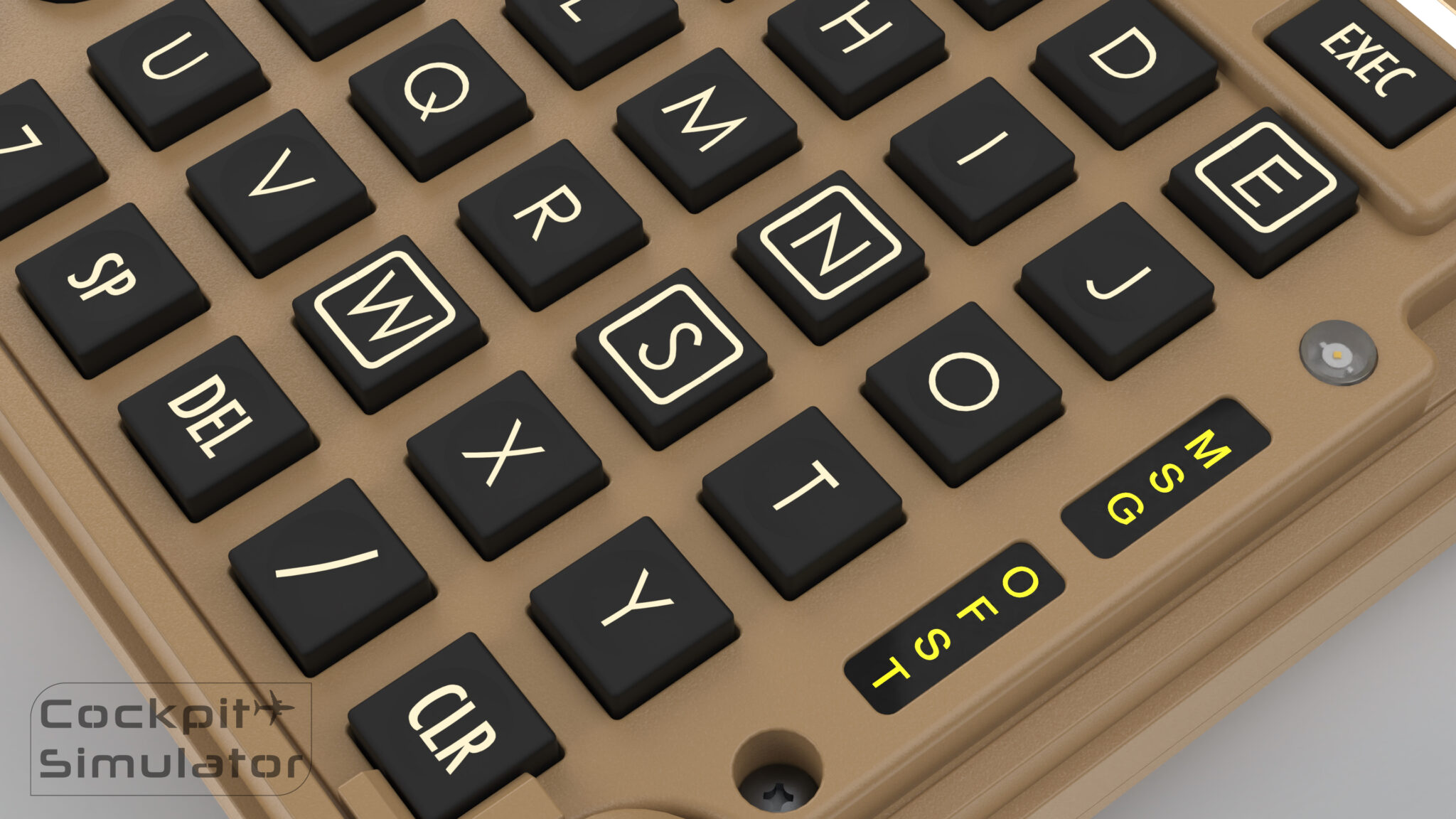 CS 747X CDU - Cockpit Simulator