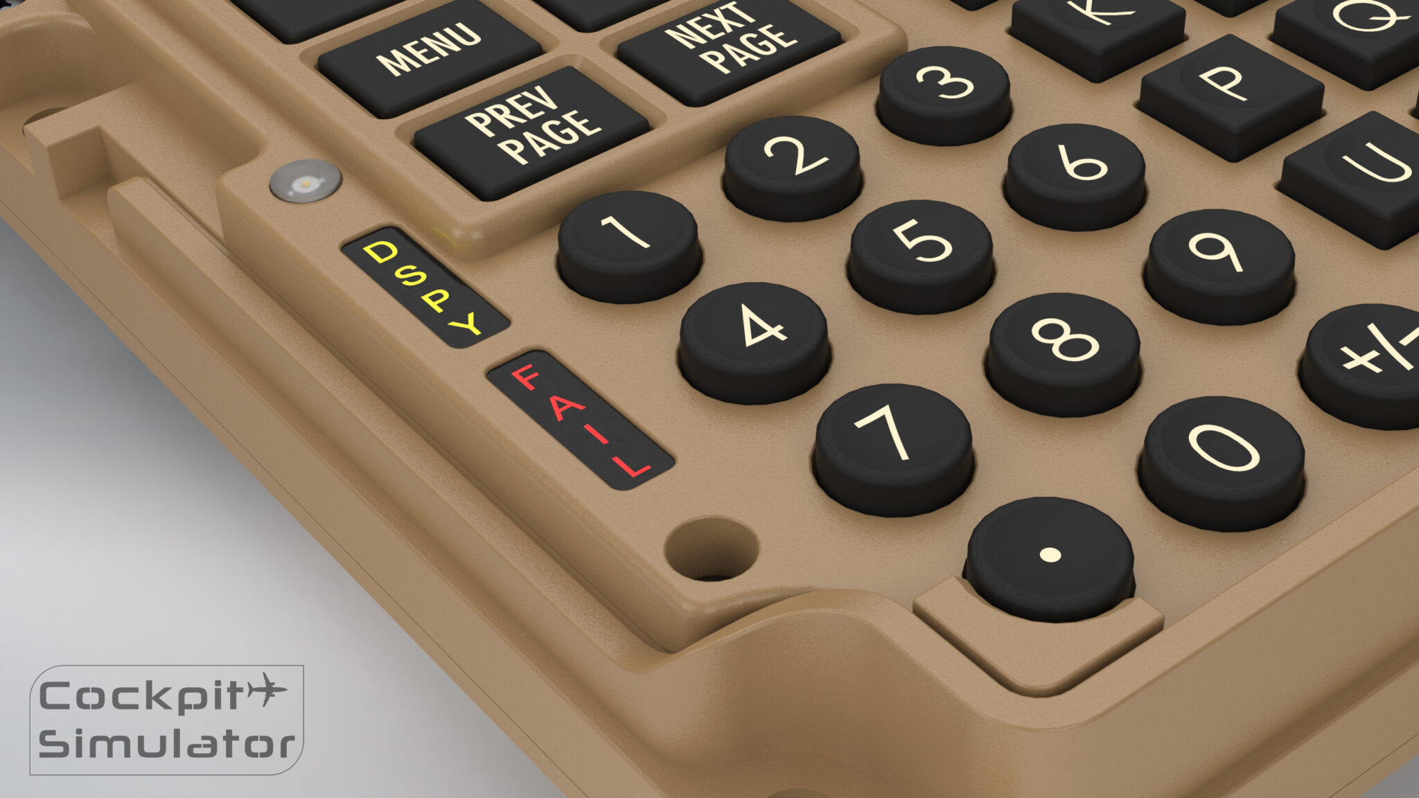 CS 747X CDU - Cockpit Simulator