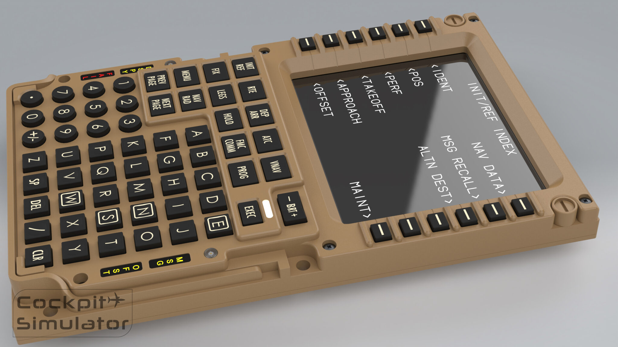 CS 747X CDU - Cockpit Simulator