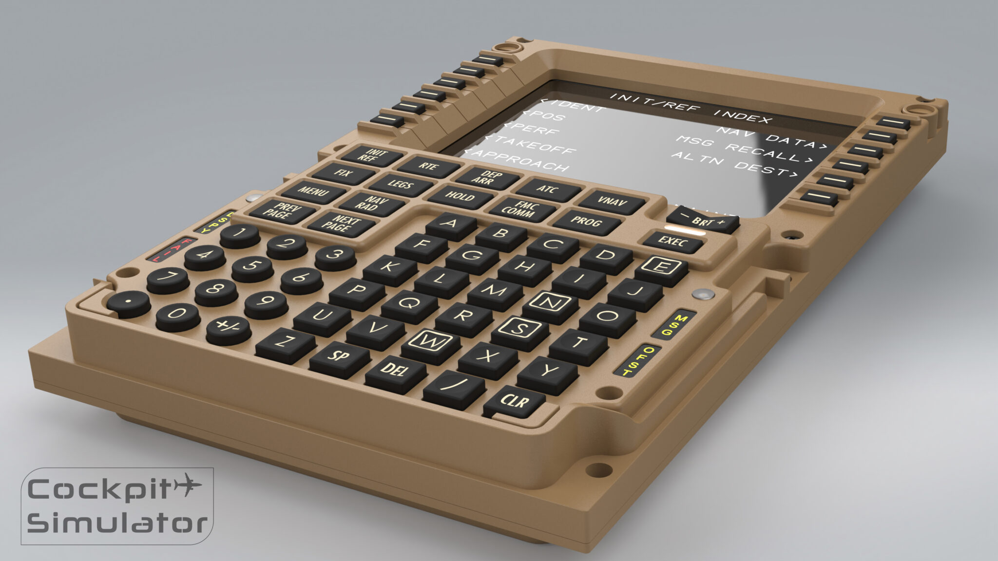 CS 747X CDU - Cockpit Simulator