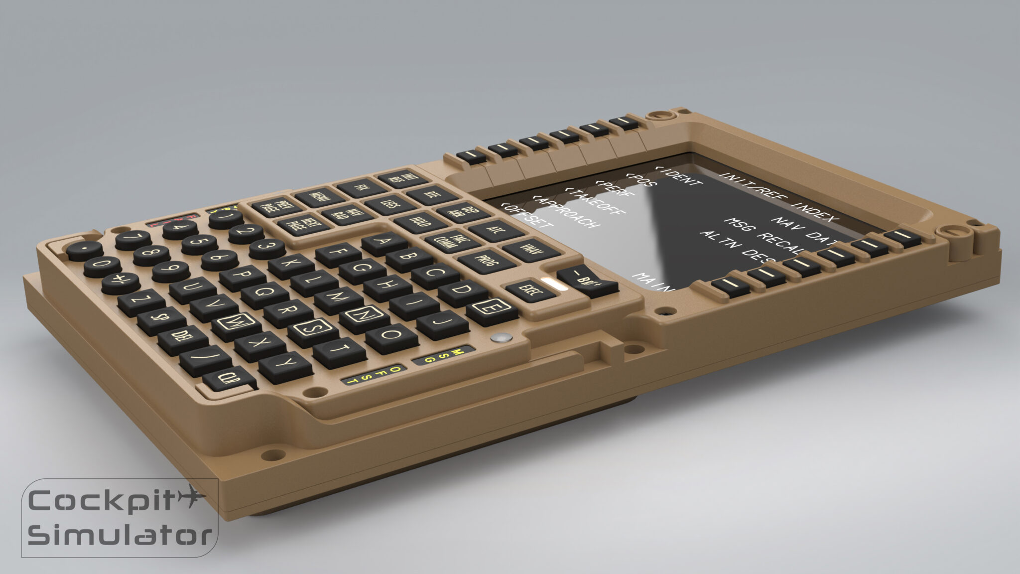 CS 747X CDU - Cockpit Simulator
