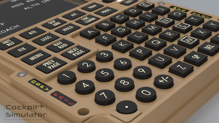 CS 747X CDU - Cockpit Simulator