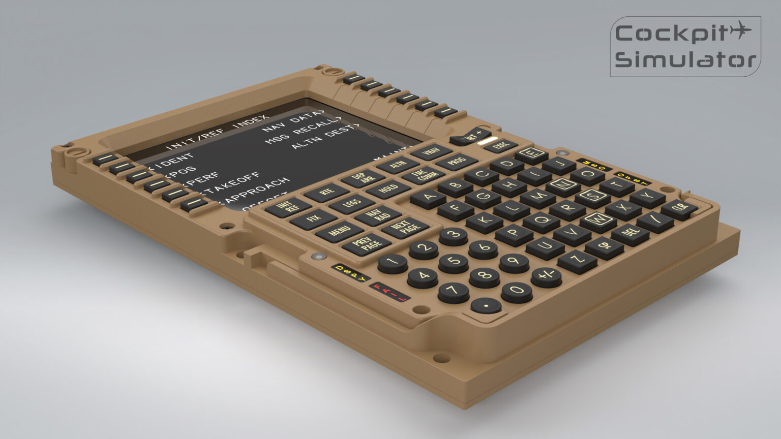 CS 777X CDU - Cockpit Simulator
