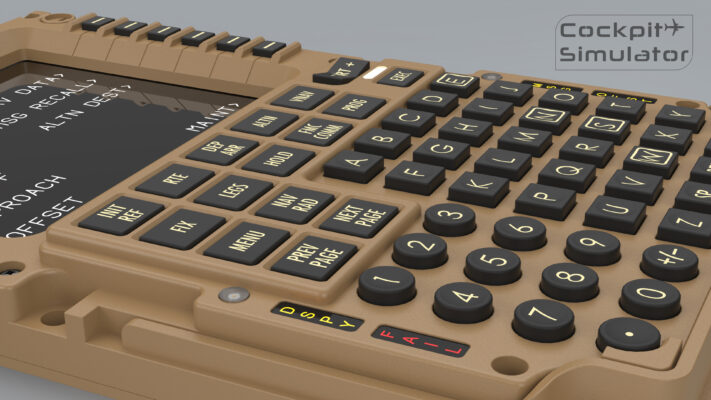 CS 777X CDU - Cockpit Simulator