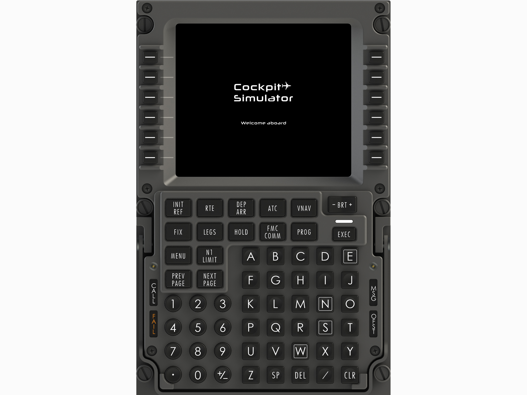 CS 737M CDU (v2) - Cockpit Simulator