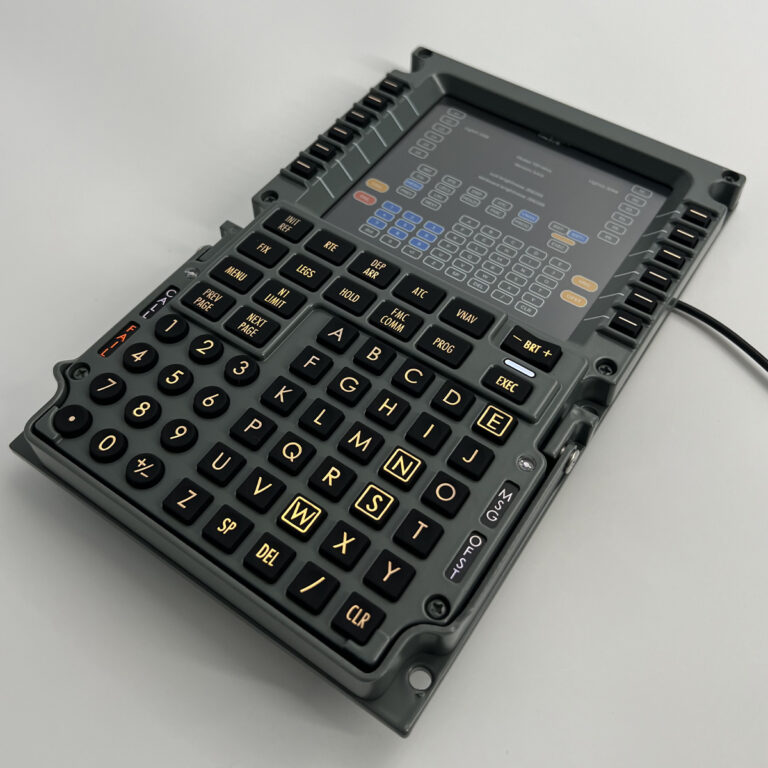 CS 737M CDU (v2) - Cockpit Simulator