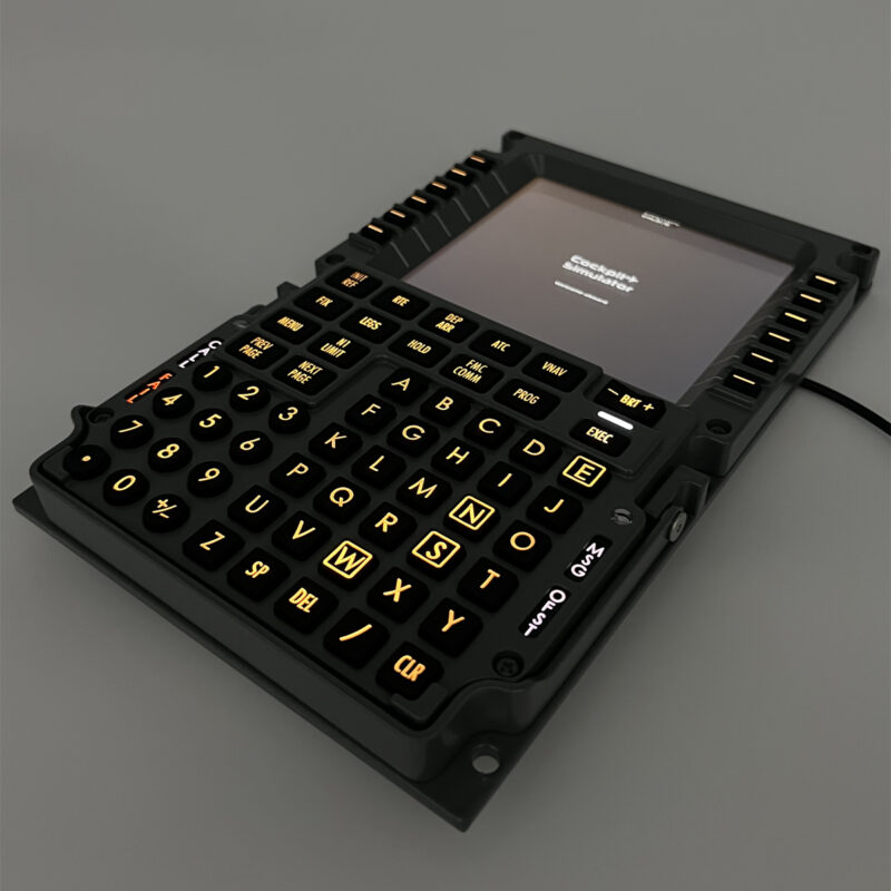 CS 737M CDU (v2) - Cockpit Simulator