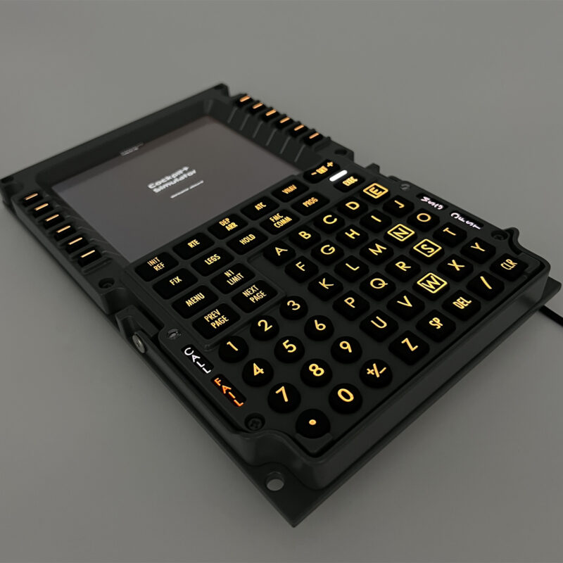 CS 737M CDU (v2) - Cockpit Simulator