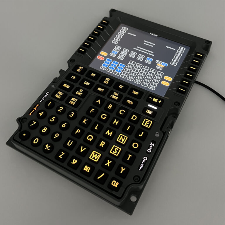 CS 737M CDU (v2) - Cockpit Simulator